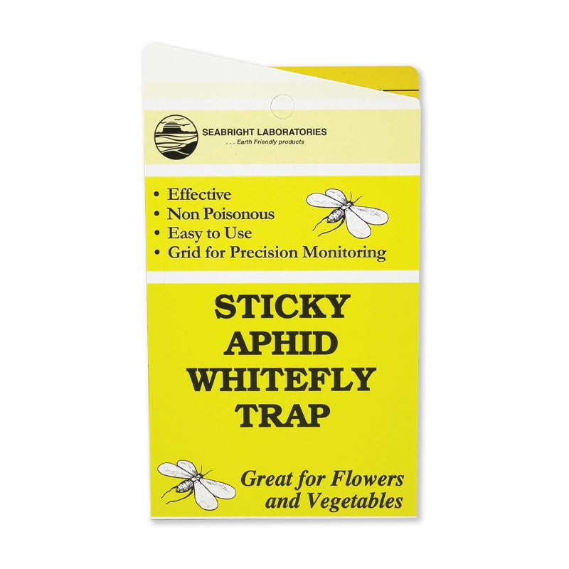 Seabright Laboratories, Sticky Aphid/Whitefly Traps, Yellow, 5 Pack ...